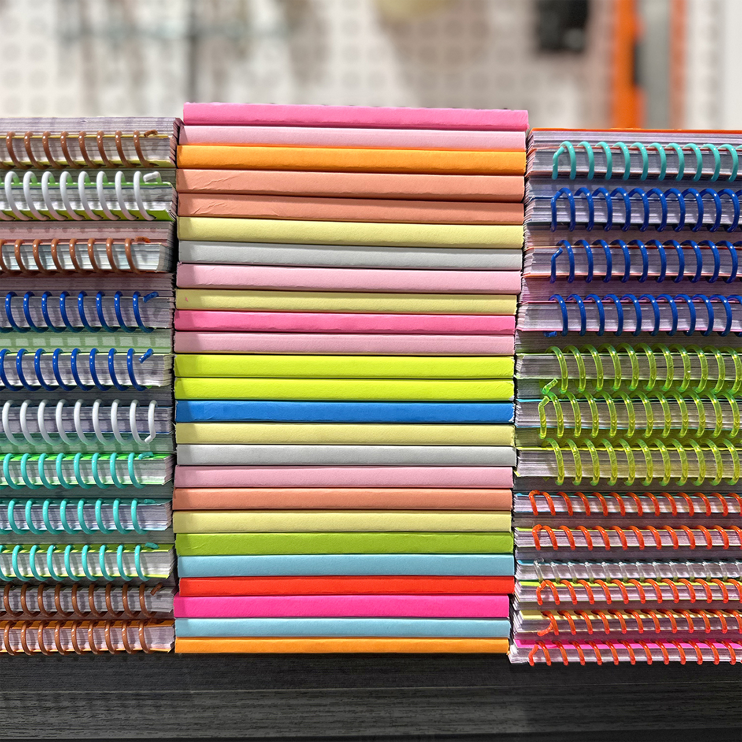 Production: bind spiral glue – Moniker Press